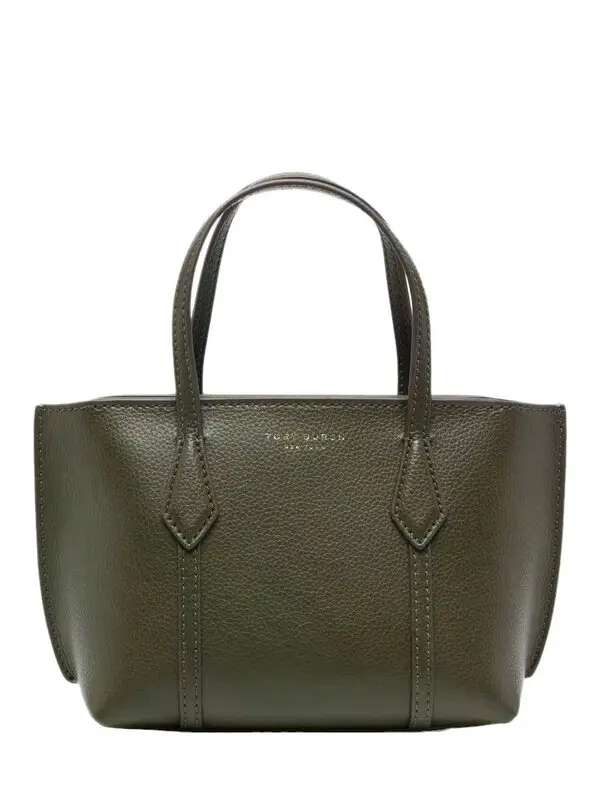 Tory Burch Perry Pebbled-leather Tote Bag - Green