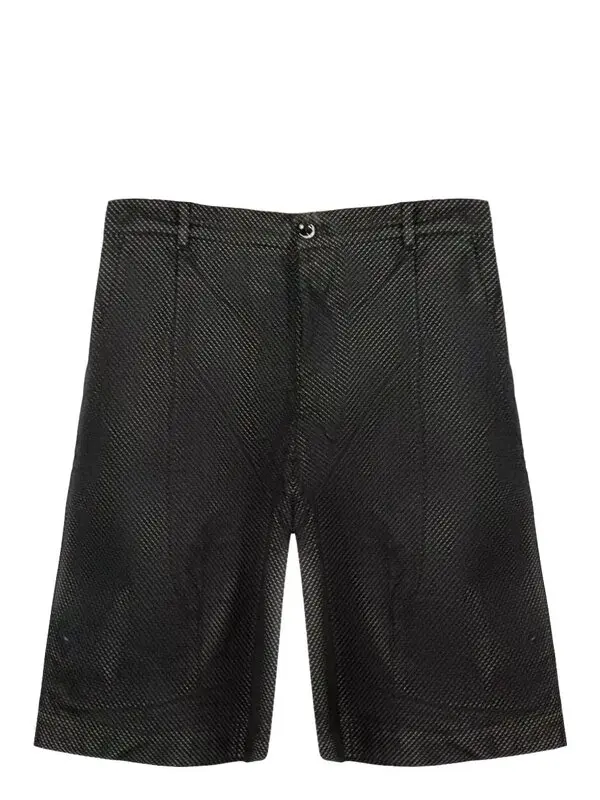 NINE:INTHE:MORNING Cotton Shorts - Black
