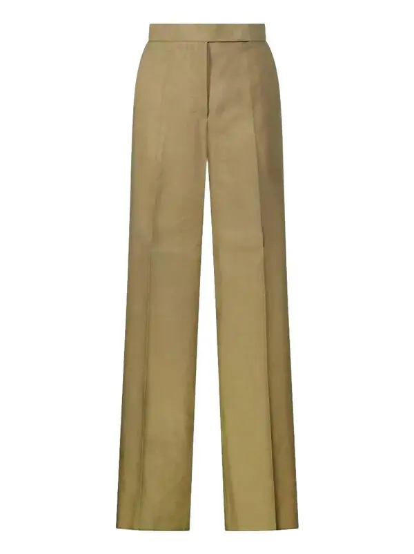 Max Mara Pressed-crease Wide-leg Trousers - Neutrals