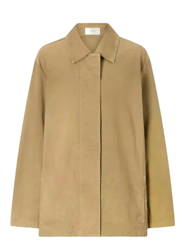 THE ROW Baeza Collared Jacket - Neutrals