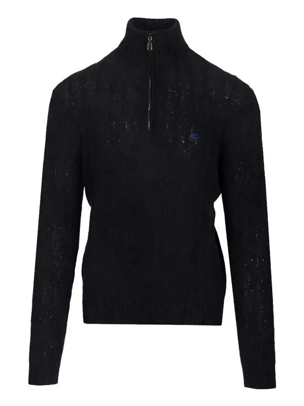 Etro Quarter-zip Cashmere Sweater - Blue