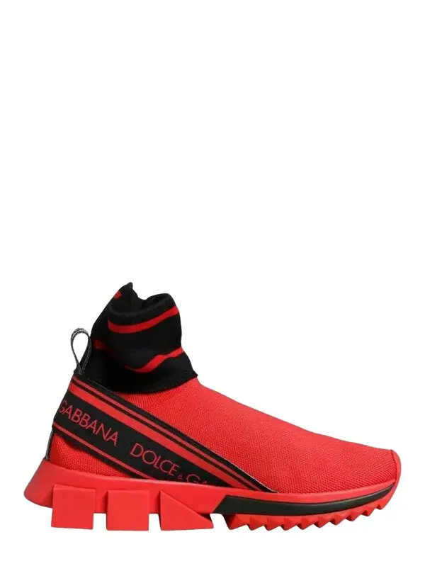 Dolce & Gabbana Sorrento Sock Sneakers - Red