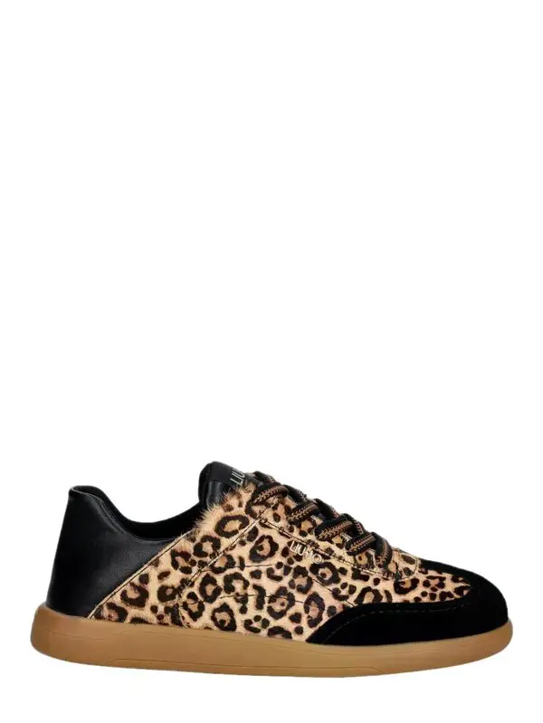 Liu Jo Leopard-print Lace-up Sneakers - Brown