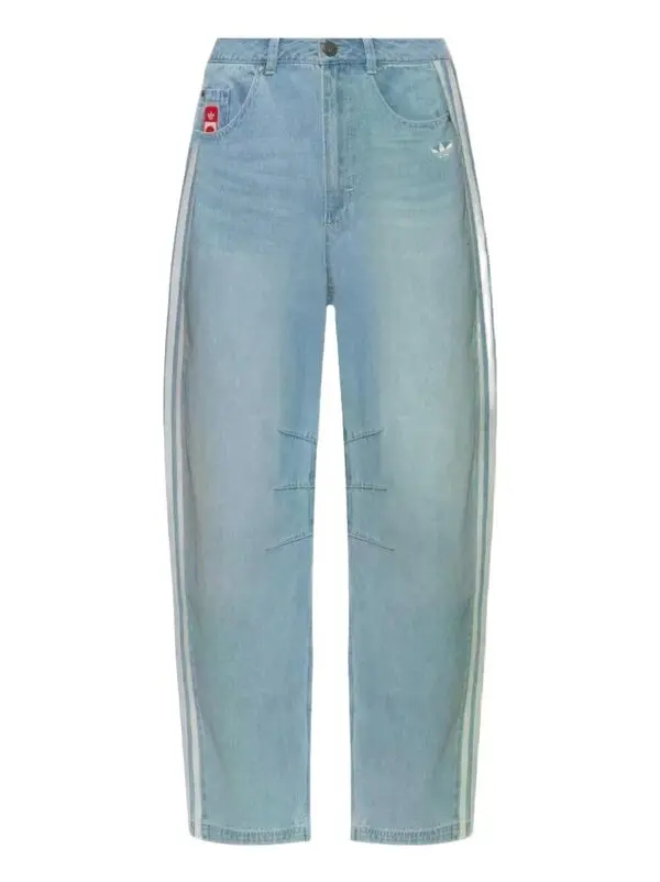 Adidas X Coca-cola Panelled Jeans - Blue