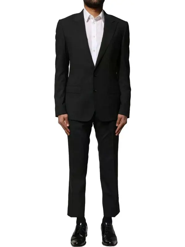 Dolce & Gabbana Single-breasted Notched-lapel Suit - Black