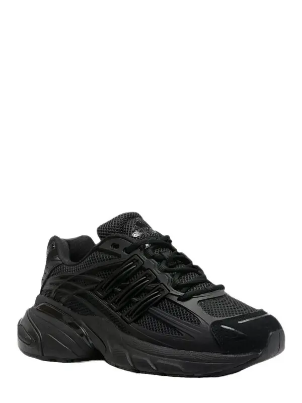 Adidas Lace-up Sneakers With Chunky Rubber Sole - Black