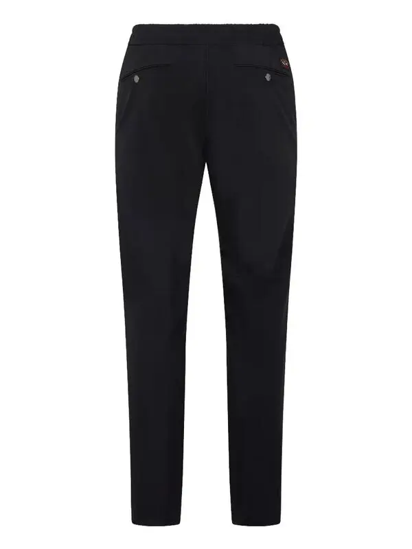 Paul & Shark Elasticated Waistband Skinny Trousers - Blue