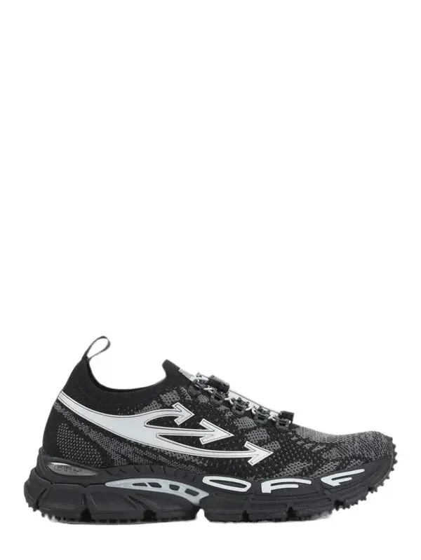 Off-White Be Right Back Intarsia Knit Sneakers - Black