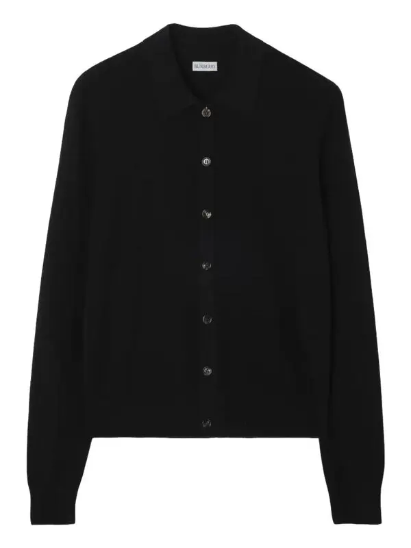 Burberry Wool Cardigan - Black