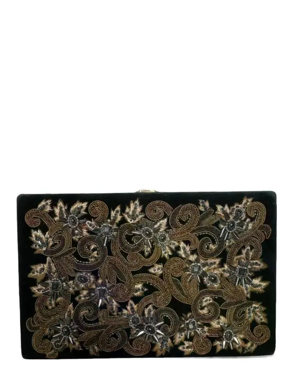 Dolce & Gabbana Embroidered Clutch - Green