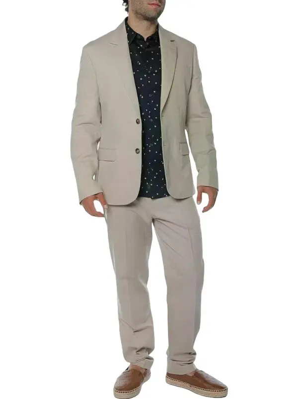 TRUSSARDI Single-breasted Notched-lapels Suit - Neutrals