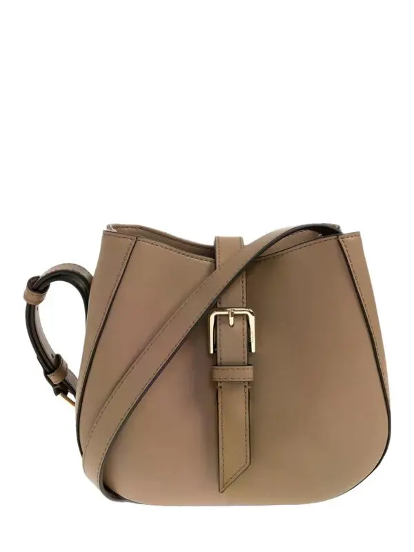 Furla Mini Dora Buckle Shoulder Bag - Brown