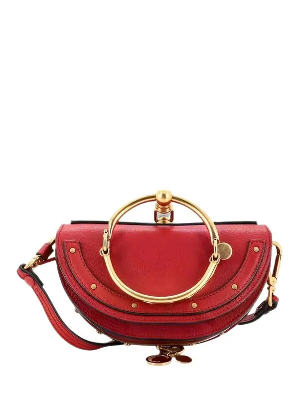 Chloé Nile Patent Mini Crossbody Bag - Red