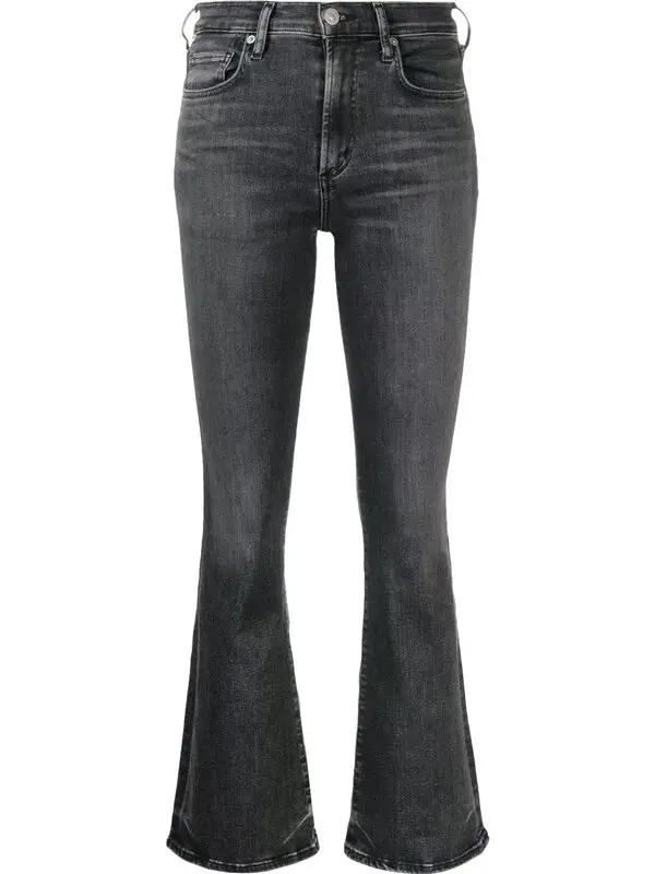 Citizens Of Humanity Mid-rise Flared Jeans - Grey