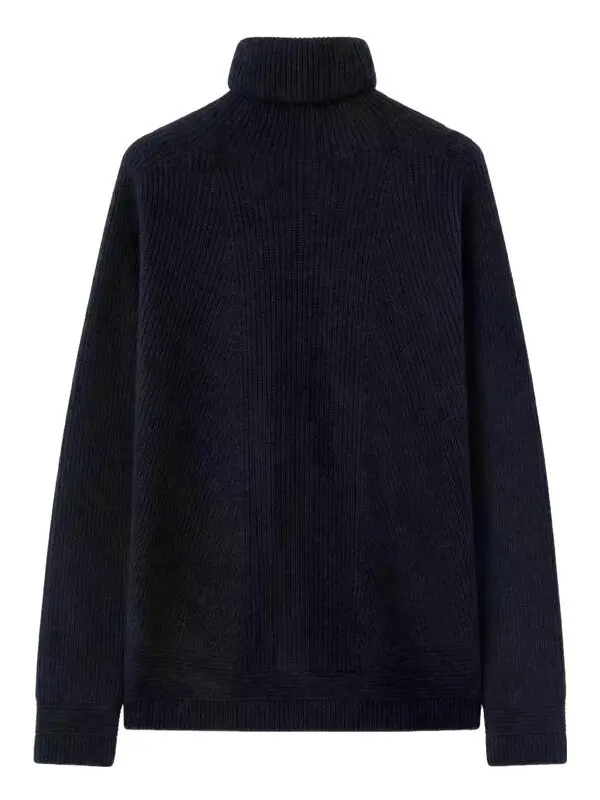 RETORI Ribbed-knit Cashmere Sweater - Blue