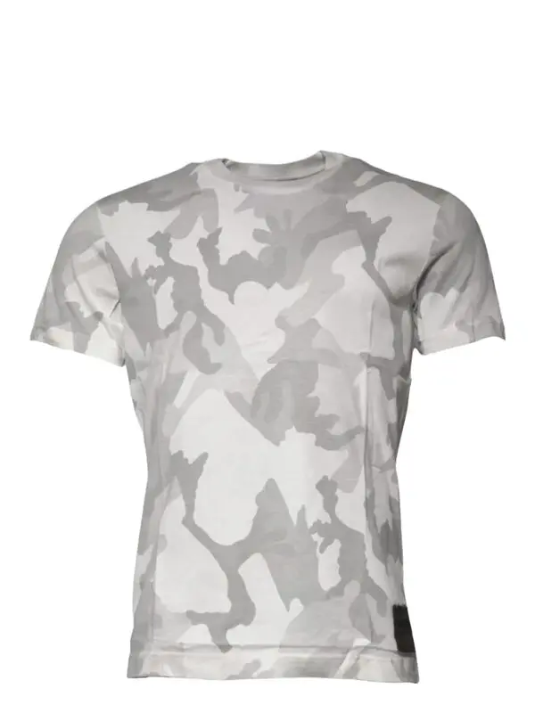 Dolce & Gabbana Camouflage-print Cotton T-shirt - White