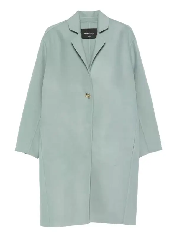 Fabiana Filippi Single-breasted Coat - Green