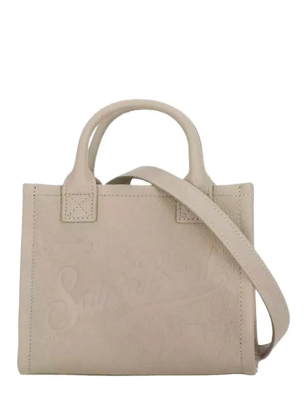 MC2 SAINT BARTH Mini Vanity Embossed Tote Bag - Neutrals