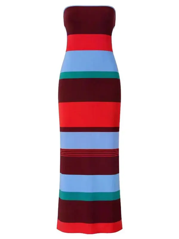 BAOBAB Mambo Strapless Maxi Dress - Red