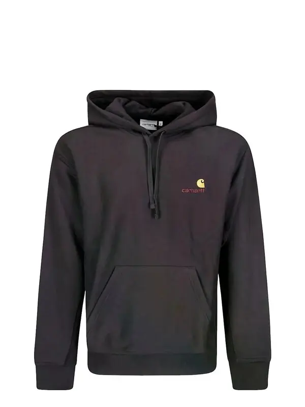 Carhartt Work In Progress Drawstring Kangaroo Pocket Hoodie - Black