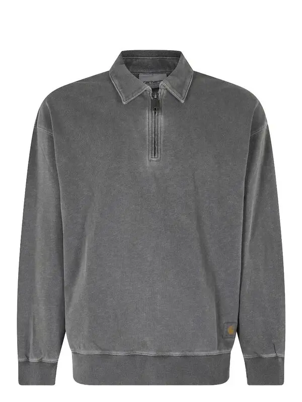 Carhartt Work In Progress Harper Half-zip Polo Shirt - Black