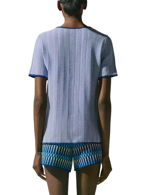 BAOBAB Corsica Resin-stone Embellished T-shirt - Purple