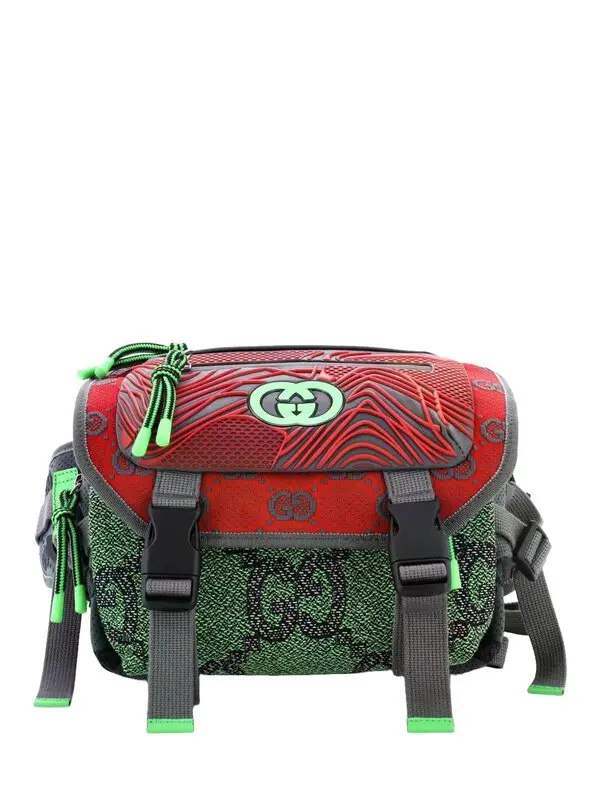 Gucci Gg Fabric Backpack - Red