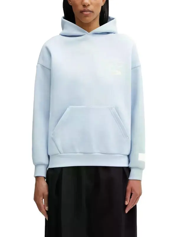 WRSTBHVR Studio V13 Logo Print Hoodie - Blue