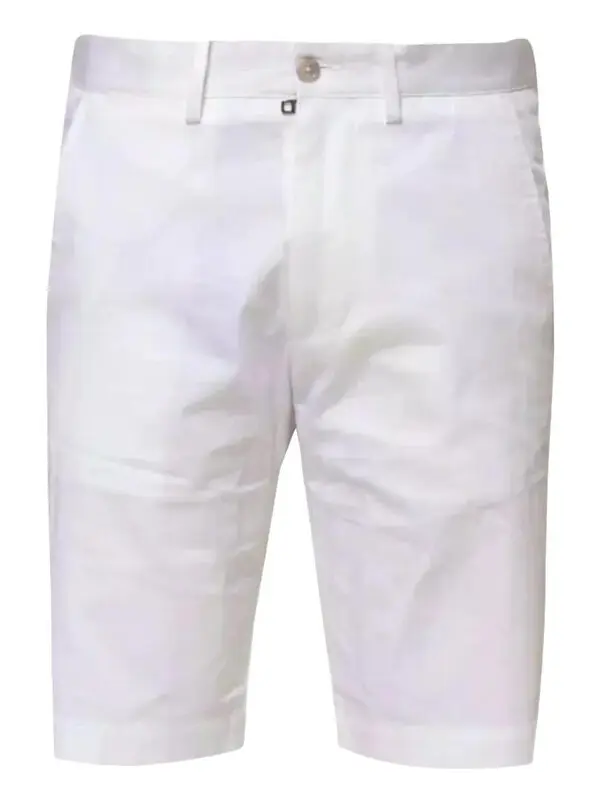 Dolce & Gabbana Logo Patch Denim Shorts - White