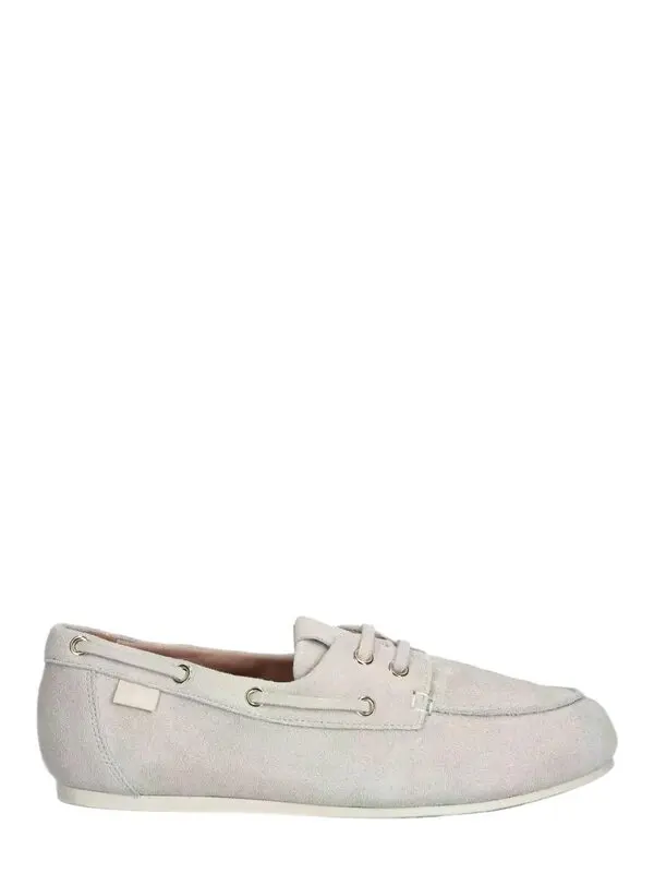 Moschino Suede Boat Shoes - Grey