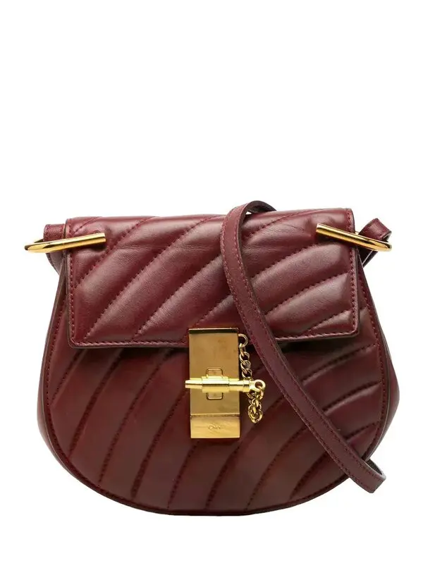 Chloé Mini Drew Bijou Satchel - Red