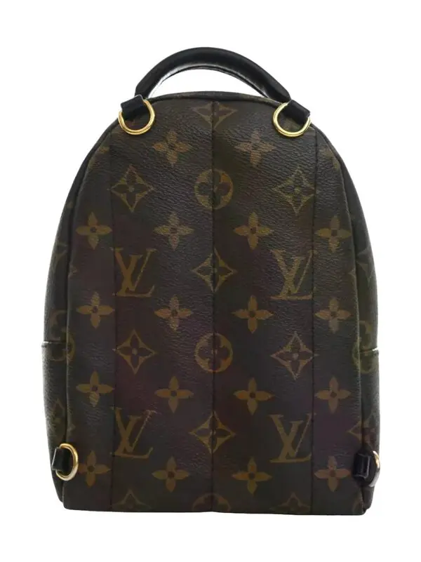 LOUIS VUITTON Monogram Mini Palm Springs Backpack - Brown