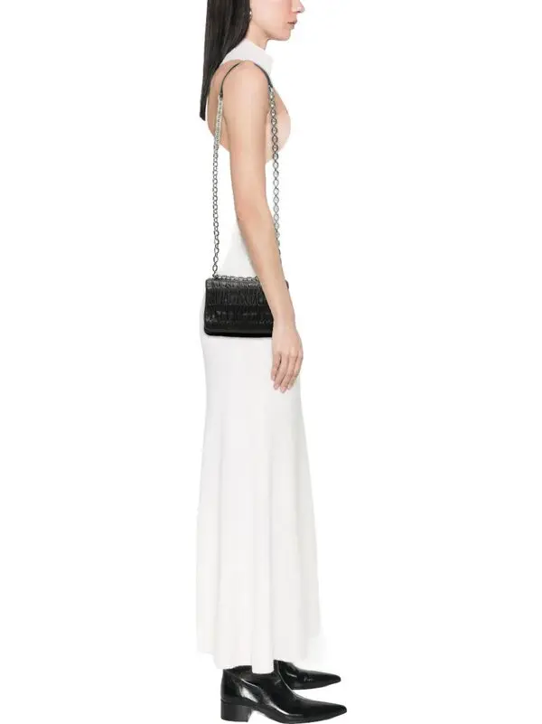 Prada Nappa Gaufre Shoulder Bag - Black