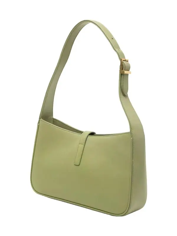 Saint Laurent Smooth Calfskin Le 5 A 7 Shoulder Bag - Green