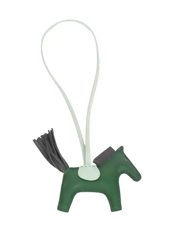 Hermès Lambskin Bag Charm - Green