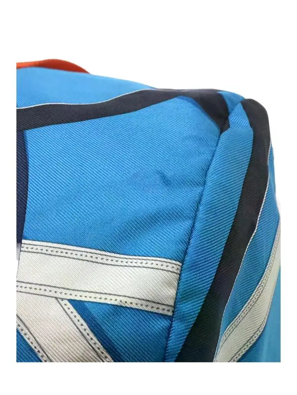Hermès 2017 Silk And Barenia Cavalcadour Airsilk Duffle Bag 38 Travel Bag - Blue
