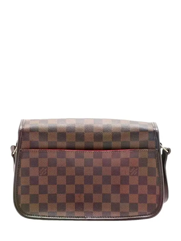 LOUIS VUITTON Damier Ebene Sologne Crossbody Bag - Brown