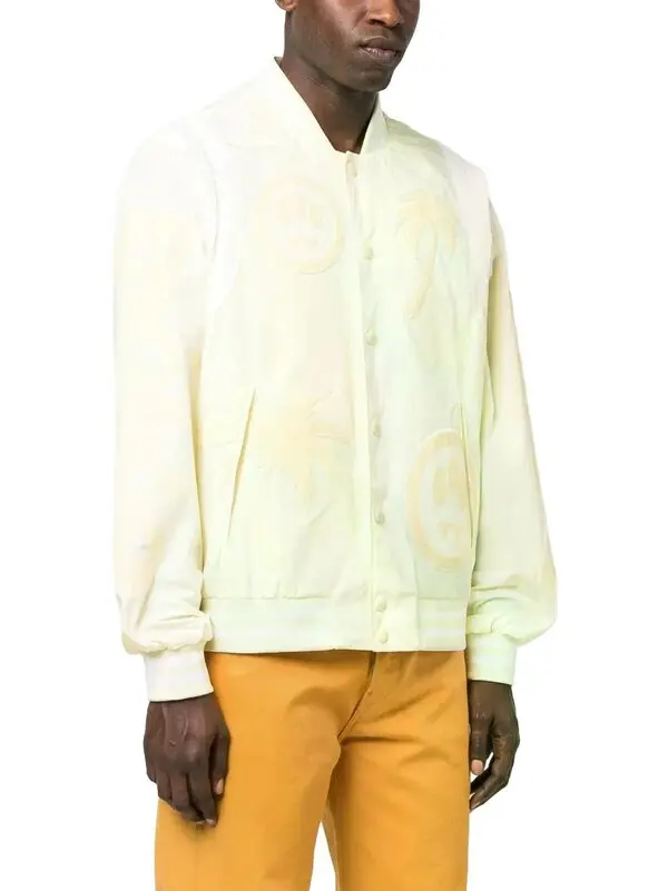 BARROW Tonal Appliqué Varsity Jacket - Neutrals
