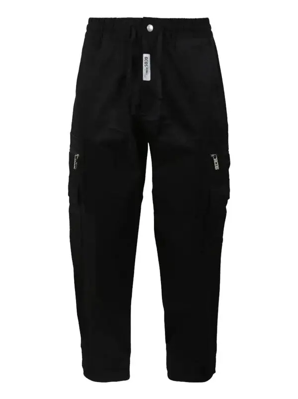 Gcds Drawstring Cargo Pants - Black