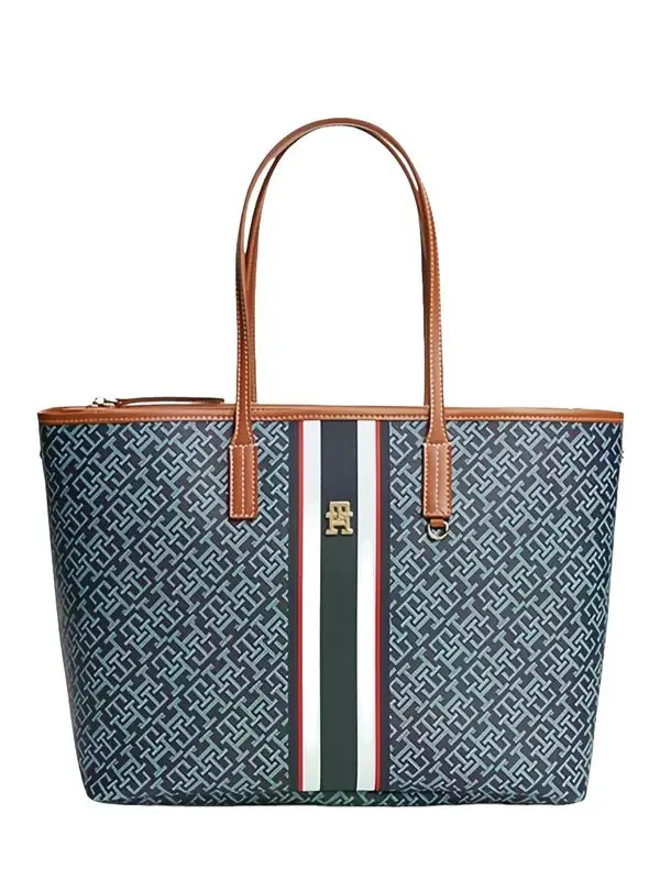 Tommy Hilfiger Monogram Tote Bag - Blue