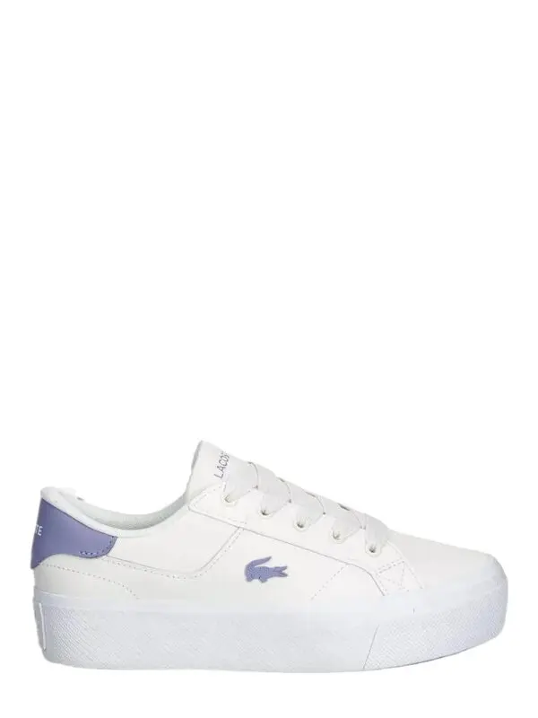 Lacoste Logo Patch Platform Sneakers - White