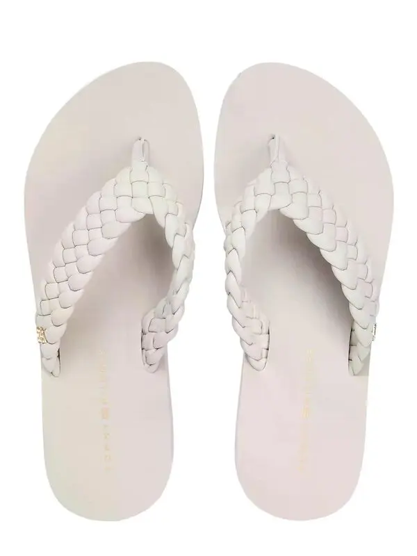 Tommy Hilfiger Braided Platform Sandals - Grey