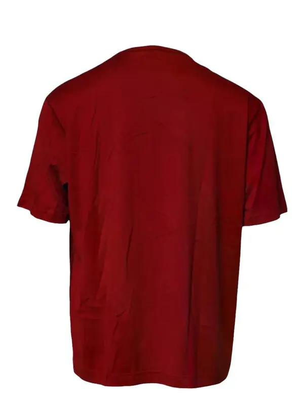 Dolce & Gabbana Logo-print Cotton T-shirt - Red