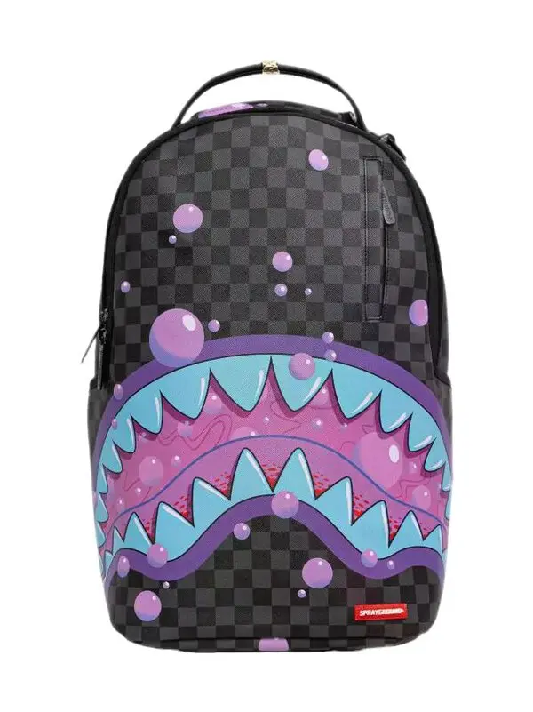 SPRAYGROUND Checkered Shark Mouth Backpack - Black