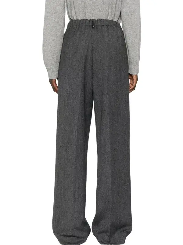 Fabiana Filippi Trevi Elasticated-waistband Trousers - Grey
