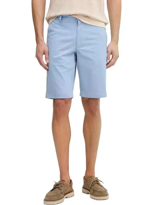 Lacoste Logo Patch Shorts - Blue