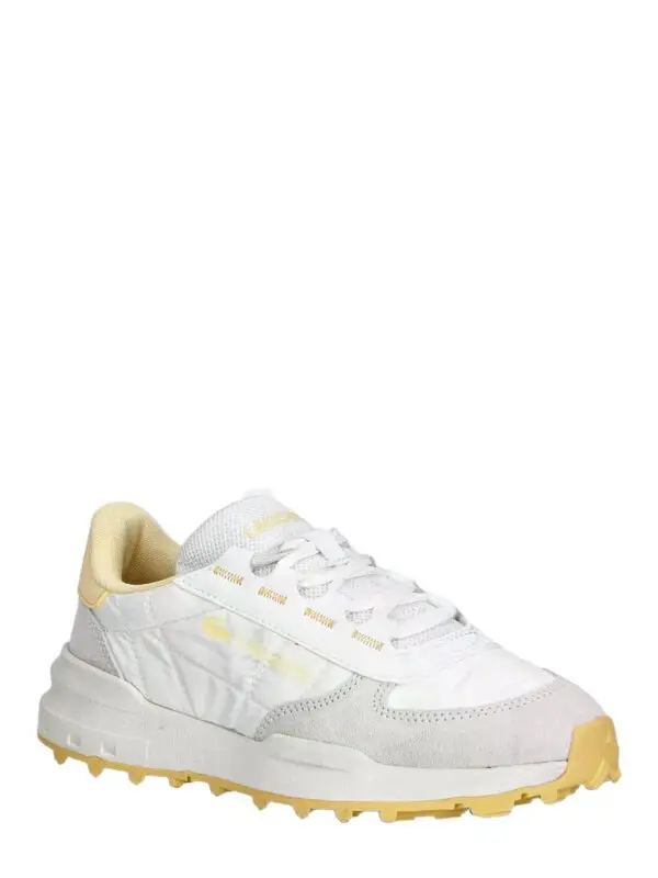 Lacoste Panelled Quilted Sneakers - White