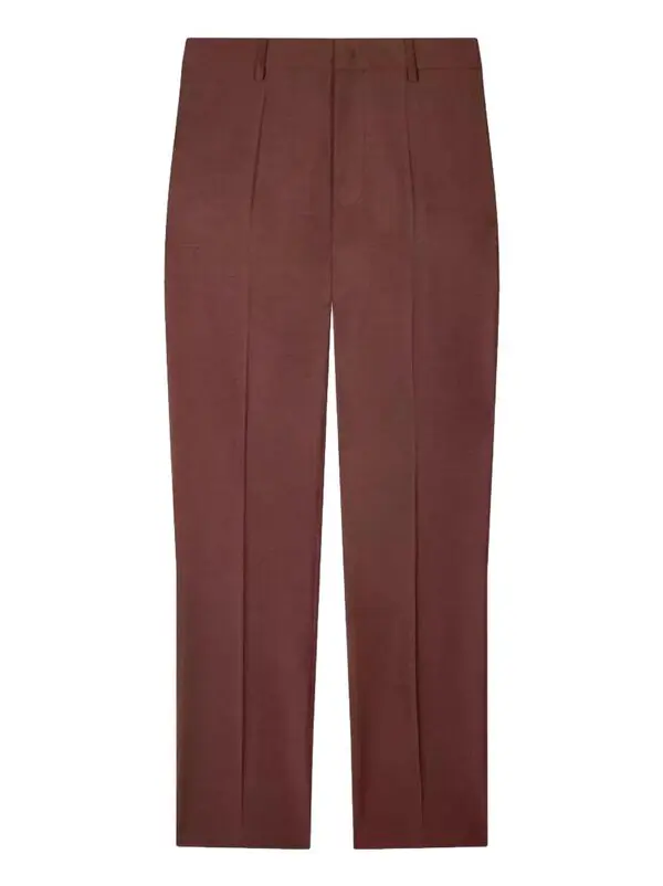 Patrizia Pepe Brick Stretch Cigarette Trousers - Brown