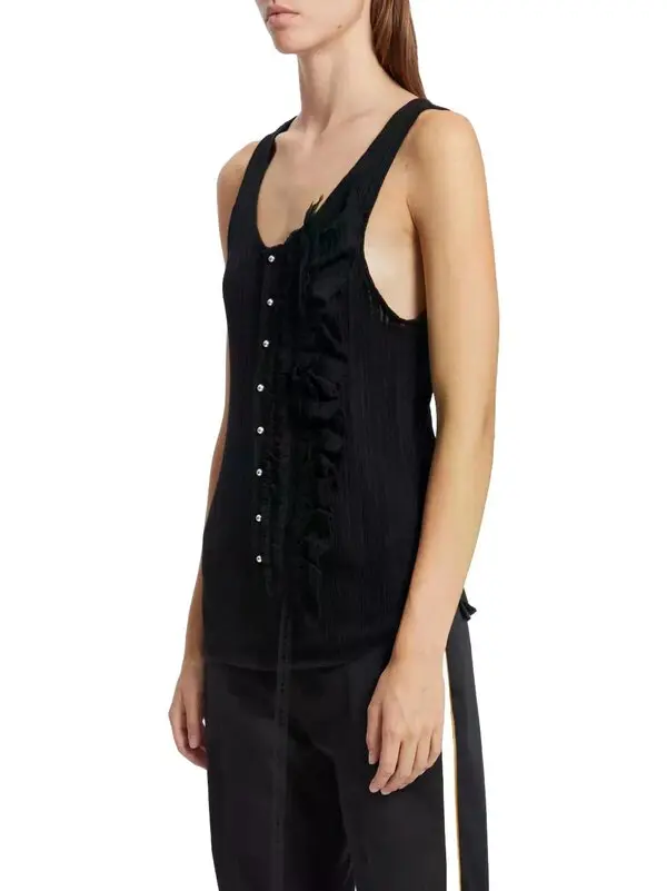 ANN DEMEULEMEESTER Rase Serafino Tank Top - Black