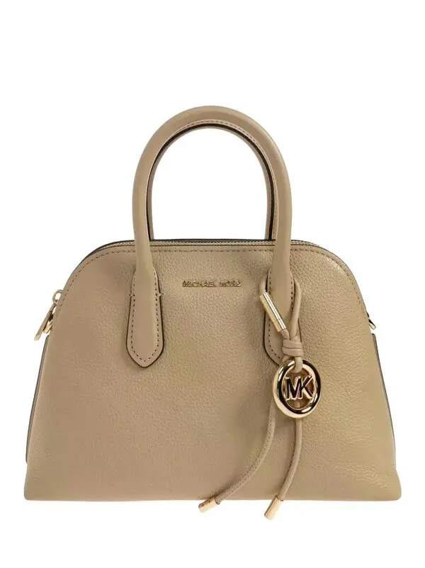 Michael Kors Medium Freddie Grained Leather Tote Bag - Neutrals